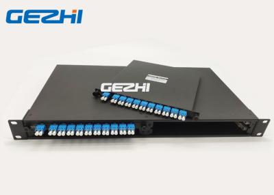 China A fibra dupla obstrui dentro WDM denso C21 de 4CH 100Ghz ao adaptador do PC de C24 LC à venda