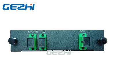 China LGX Cassette CATV Network 3 Port FWDM Pass 1550nm Filter WDM for sale