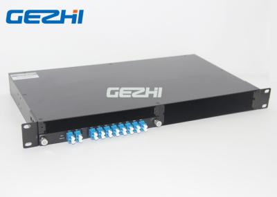 China 4 slot 19 Inch 1U Rack mount 1x8 CWDM Passive Multiplexer for sale