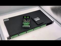144 Core 1U Rack Mount MPO-LC/APC Single Mode Fiber ODF with Chinese Connector