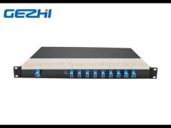 Upgrade Port LC PC Pigtailed Dual 1x8 Optical DWDM Mux