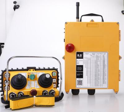 Cina Velocità Crane Remote Control Industrial senza fili del bottone 2 di F24-6D Telecrane 6 in vendita
