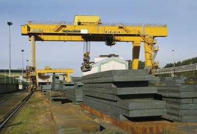 Cina Grandi capacità elettrica doppia trave gantry gru A5-A8 Funzione di lavoro Q235B / Q345E materiali in vendita