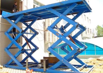 Cina Ascensore elettrico di SANTO Stationary Hydraulic 3 Ton Scissor Lift 5.5KW per costruzione in vendita