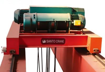 Cina Immagazzinaggio doppia cinghia eot gru rosso o colore di verniciatura personalizzato in vendita