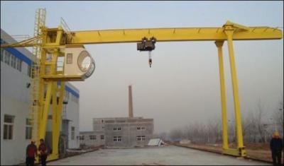 China Grúa de pórtico de viga única de 15 toneladas con control VFD para posicionamiento preciso en venta