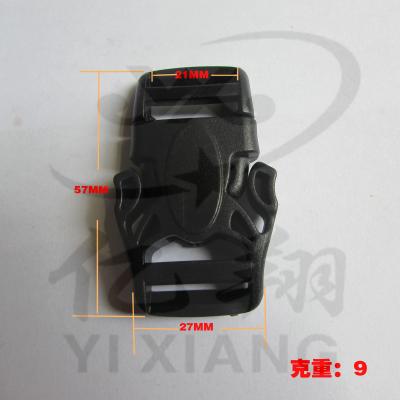 China SINGLE-ADJUSTING MADE IN USA SIDE-RELEASE BUCKLES 1-1/2 INCH-WIDE BLACK By-The-Bag for sale