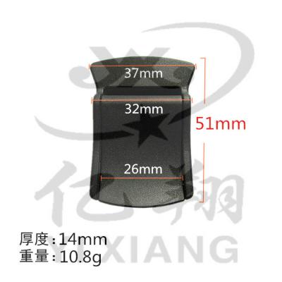 China Curved Plastic Buckle for Survival Bracelets for sale