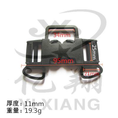China new style CK227 25mm 3-way plastic safety buckle for baby trolly for sale