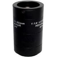 China 12-30mm manual iris lens for sale