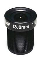 China 3.6mm 1080P M12 Lens, high resolution camera lens for sale
