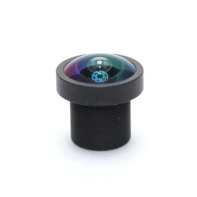 China 5.0 MegaPixel 1.39mm Lens Wide-angle 190 Degree MTV M12 Mount Infrared Night Vision Lens For CCTV Security Camera for sale