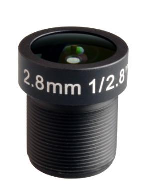 China 1/2.8" 2.8mm F2.0 Megapixel 1080P M12/CS Mount 142degree Wide Angle Lens, 2.8mm security camera lens for sale