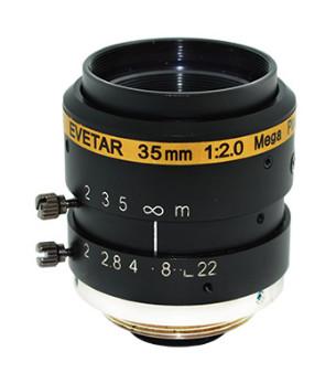 China Machine Vision Lens 1/1.8" F2.0-16C 35mm 3 Megapixel C Mount Manual Iris Lens for Industrial camera Security for sale