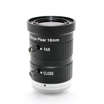 China 1 inch 8MP ITS Lens 16mm Ultra Starlight F1.4 C Mount For Electronic Police or Traffic Camera for sale