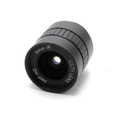 China High Resolution Machine Vision Lens CS / C Mount  3MP 6mm  F1.2 Fixed Focus for sale