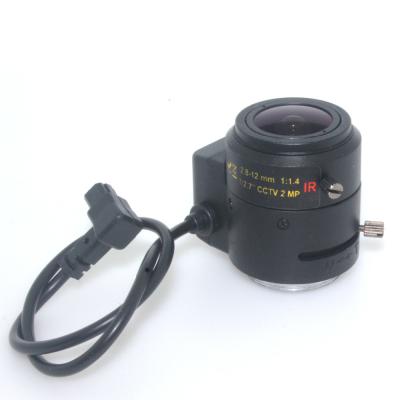 China 2MP IR Auto Iris Lens 1/2.7" 2.8-12mm Multi Coating Surface Vandal Proof for sale