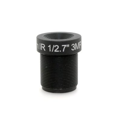 China IR F2.4 1/2.7" M12 Fixed Focus M12 CCTV Lens Board Mount 3MP 8mm Focal Length for sale