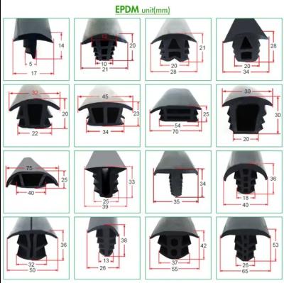 China Serviço personalizado EPDM/Silicone Rubber Gasket Sealing Strip para painéis solares impermeáveis à venda