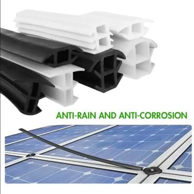 China Serviço personalizado EPDM/Silicone Rubber Gasket Sealing Strip para painéis solares impermeáveis à venda