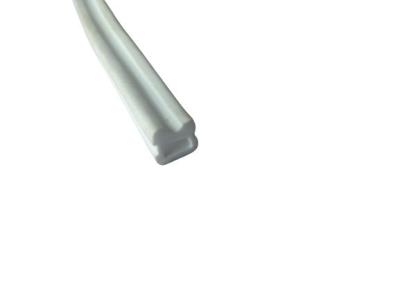 Cina Superficie liscia Spugna di gomma di silicone tampone tampone tampone di estrusione di profilo striscia di sigillo in vendita