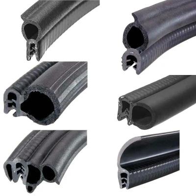 China Shore A 60 Hardness Silicone EPDM Banda de vedação de borracha para porta da janela do carro Borda inferior à venda