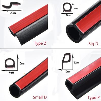 Cina 3M Self Adhesive D Shape Rubber Foam Sealing Strip per auto resistente alle intemperie e durevole in vendita