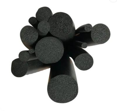 Cina Taglio a temperatura di guarnizione rettangolare in schiuma di silicone nera per strisce di sigillo di gomma spugna in vendita