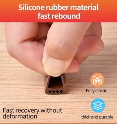 Cina Strisce di silicone a forma di D a prova di polvere a prova di insetti a prova di suono Durezza personalizzabile 65±5 in vendita