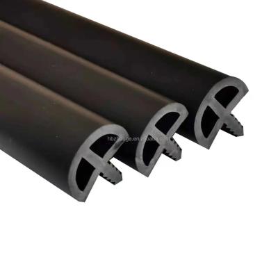 Cina Epdm Rubber Draft Seal Weather Strip per porta doccia in disegno nero personalizzato in vendita