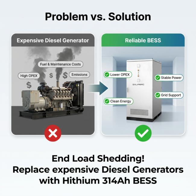 BESS internal components and layout