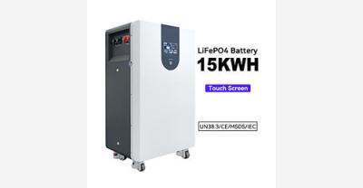 China 15kWh Capacity LiFePO4 Battery with 10000 Cycle Life and Wi-Fi & Bluetooth App Control for Home Energy Storage for sale