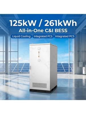 China 261kWh Capacity Liquid Cooling BESS with Hithium 314Ah Cells for Industrial Energy Storage for sale