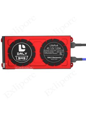 China Exliporc Smart Daly BMS LiFePO4 BMS Lithium Battery 3s 4s 36v 48v 100A 200aA 16s BMS 12v For LiFePO4 Battery Pack for sale