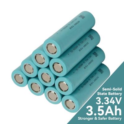 China New Arrival Semi-Solid State Battery 3.34V 3500mAh Lifepo4 Battery 700Wh Stronger Semi Solid Lithium Battery for sale