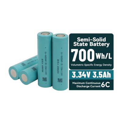 China EXLIPORC Stronger Semi-Solid State 3.34V 3500mAh Lithium Battery 700Wh Stronger Semi Solid Battery for sale