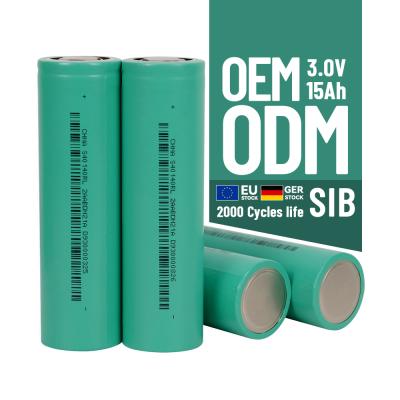 China Exliporc 40140  High Rate Sodium Ion Battery 15Ah Natrium-Ionen-Batterie 3V Na Battery Cell for Electric Bike Scooter Sodium for sale