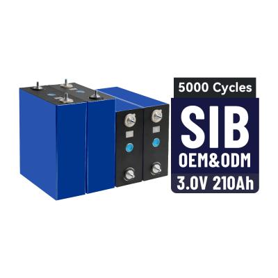 China Exliporc 210Ah Capacity 3.1V Nominal Voltage Sodium-Ion Prismatic Battery with 4000 Cycle Life for Electric Cargo Trucks for sale