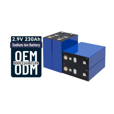 China Rechargeable Sodium Ion Battery with 230Ah Capacity, 4500 Cycle Life, and Wide Temperature Range for Solar Energy Storage for sale