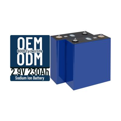 China Prismatic Rechargeable Sodium-Air Battery with 230Ah Capacity, 4500 Times Cycle Life, and -20℃-55℃ Discharging Temperature for sale
