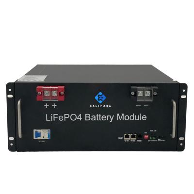 China EXLIPORC LiFePO4 48V/51.2V 100Ah Split Type Solar Energy Storage Battery Pack CAN Communication Hybrid Built-in BMS OEM for sale