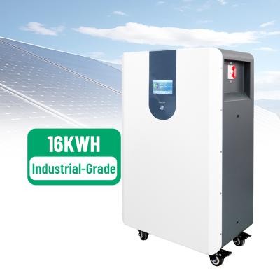 China 16kWh Stand Power Wall-Mounted Storage System 314Ah Hybrid Lifepo4 Battery 51.2V 314Ah BMS Household Energy Battery IP65 CAN for sale