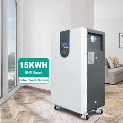 China Hot Sell EXLIPORC 15kWh LiFePO4 Stackable Home Battery with BMS for Solar Energy Systems for sale