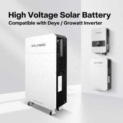 China Home Solar Energy Storage System 16kWh High Voltage LiFePO4 Battery Expandable to 256kWh for sale
