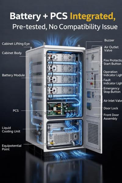 Quality Commercial & Industrial BESS with 85000+ Cycles, Modular Design, and 50 KW to 1 for sale