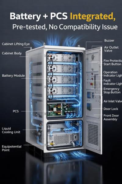 Quality Commercial & Industrial BESS with 85000+ Cycles, 50 KW To 1 MW Power Output, and for sale
