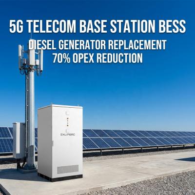 China 5G Telecom Base Station BESS 125kW 261kWh Solar Storage Diesel Replacement Power Solution for sale