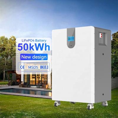 China ESS 50 kWh Battery LiFePO4 48V 1000Ah Controller Solar Lithium Ion Battery Pack 50KW Bms Home Energy Storage System for sale