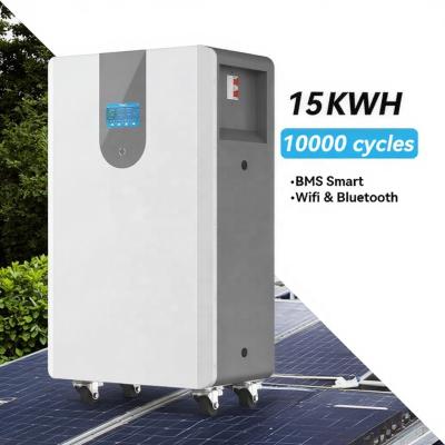 China Customizable 51.2V 300Ah LiFePO4 Battery Pack with 10000 Cycles for Solar Home Energy Storage Systems for sale
