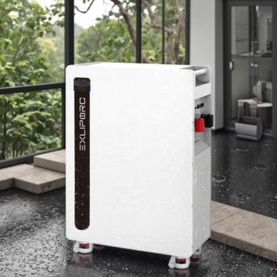 China 15kw 300Ah 10kW 51.2v Lifepo4 Lithium Ion Solar Battery 10000 Cycles 10-year Home Energy Storage Grade Cell IP65 Hybrid for sale
